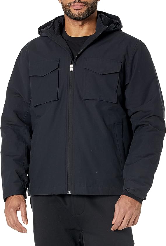 Amazon Aware Men's Regular-Fit Water Repellant Insulated Rain Jacket ...