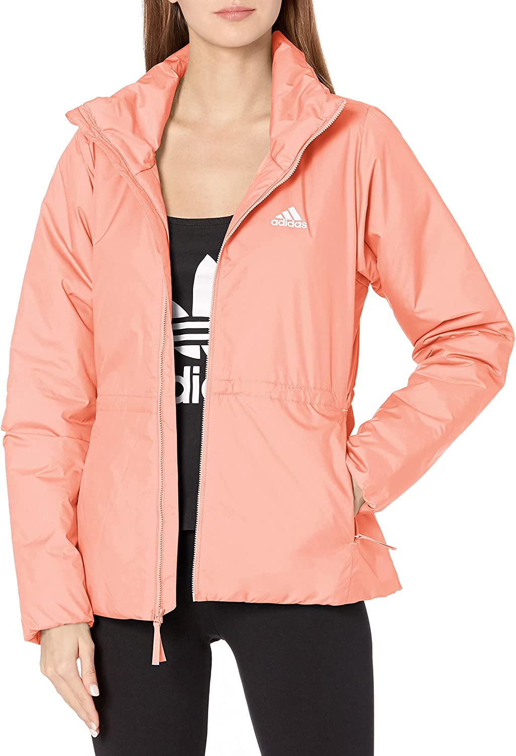 adidas Women's Basic 3-Stripes Insulated Winter Jacket - Sithimy.com