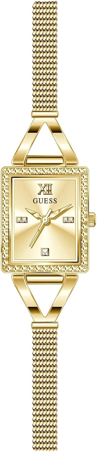 GUESS Women's Jewelry Square Glitz 22mm Ladies Japanese Quartz Watch ...