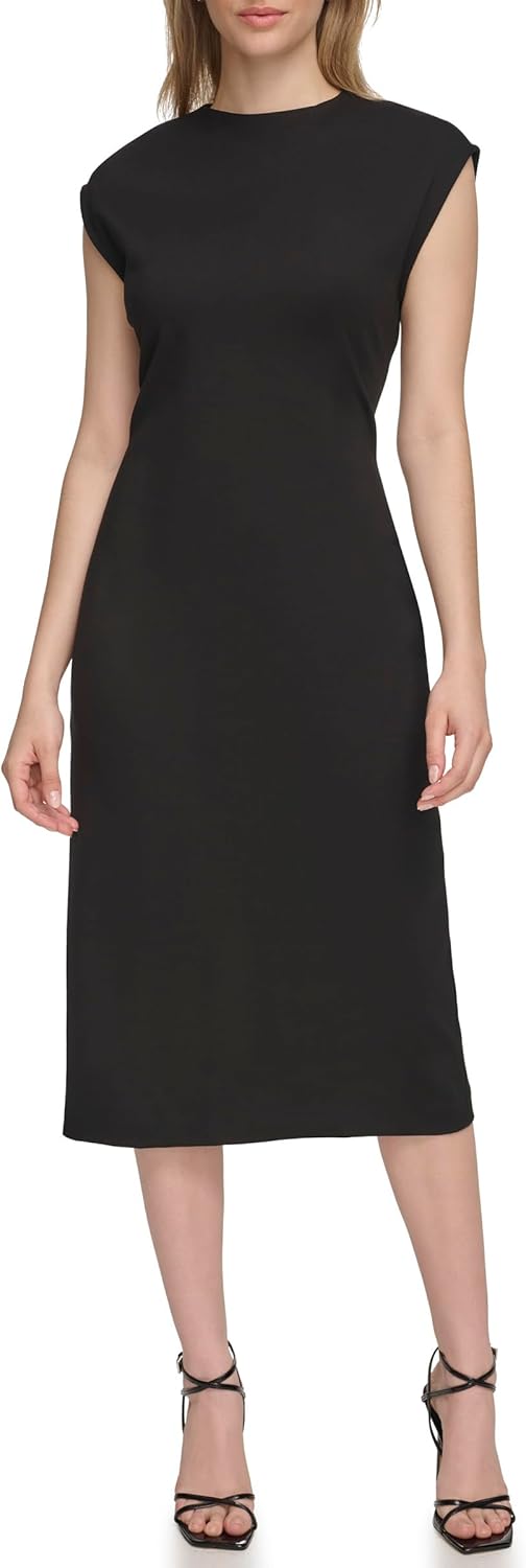 Calvin Klein Women's Ponte Formal Fitted Dress - Sithimy.com