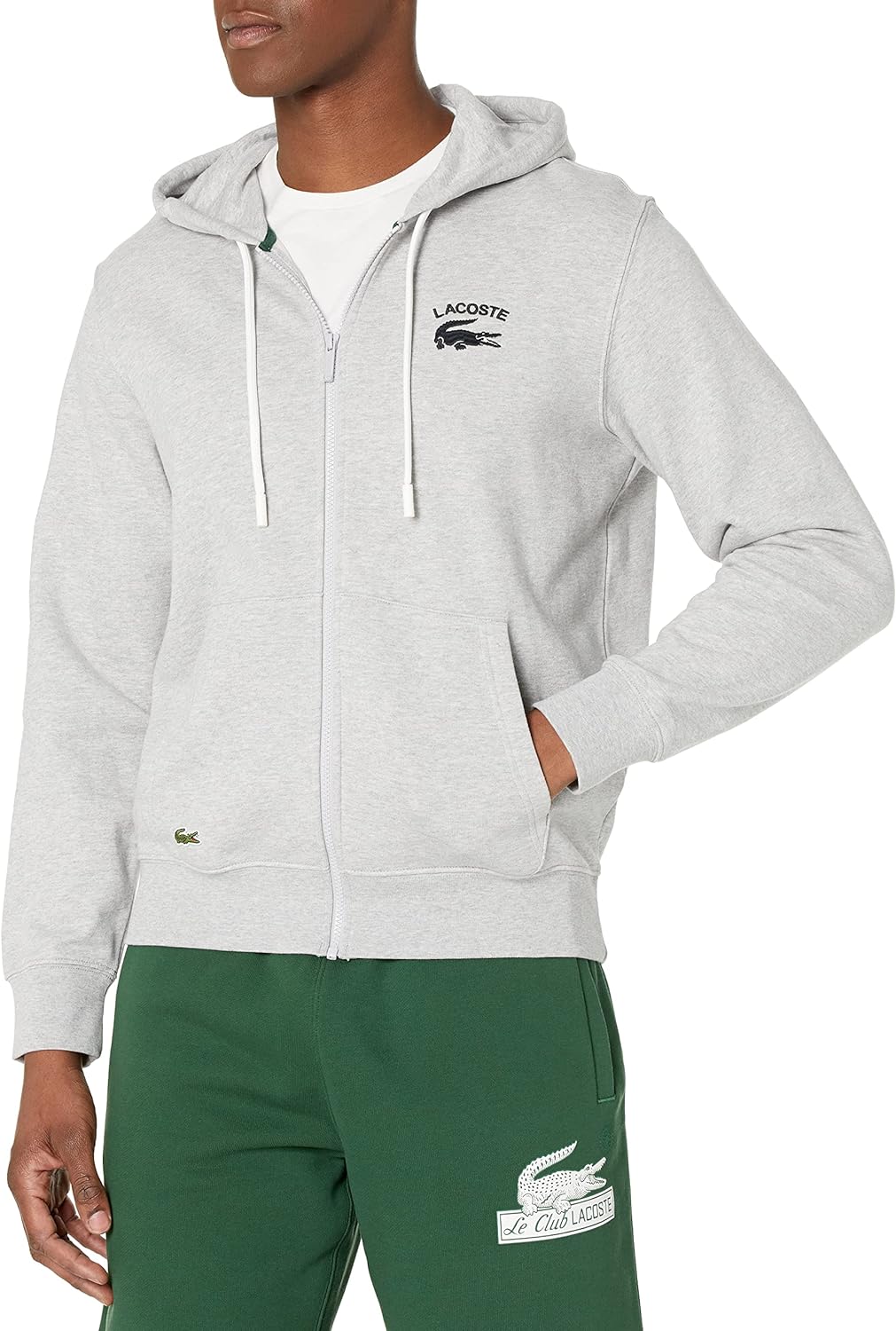 Jacket Homme Lacoste Men s Long Sleeve Classic Fit French Terry Zip up Hoodie Sithimy