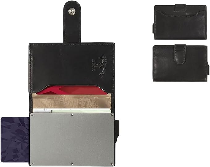 Tony Perotti Men's Italian Leather Trifold Wallet for Men - RFID Quick ...