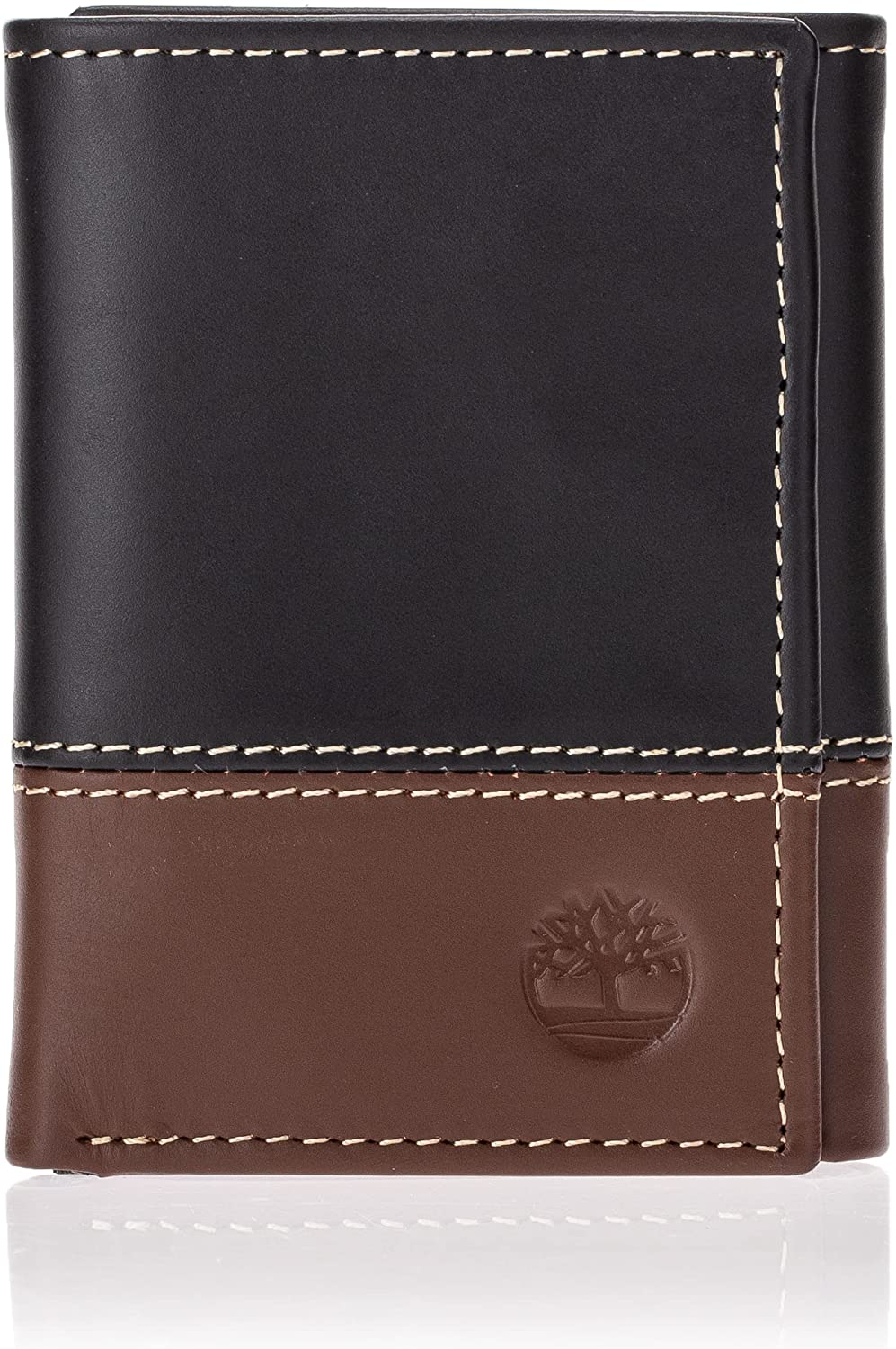 Timberland Men's Leather Trifold Wallet with ID Window - Sithimy.com