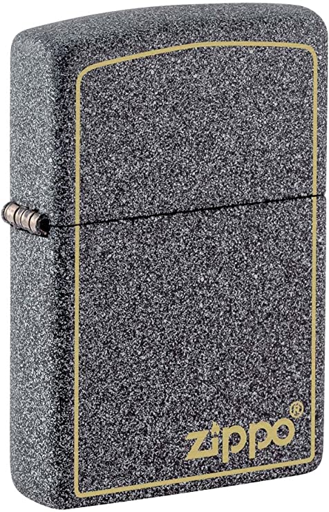 Zippo Lighter: Engraved Zippo Logo with Border - Sithimy.com