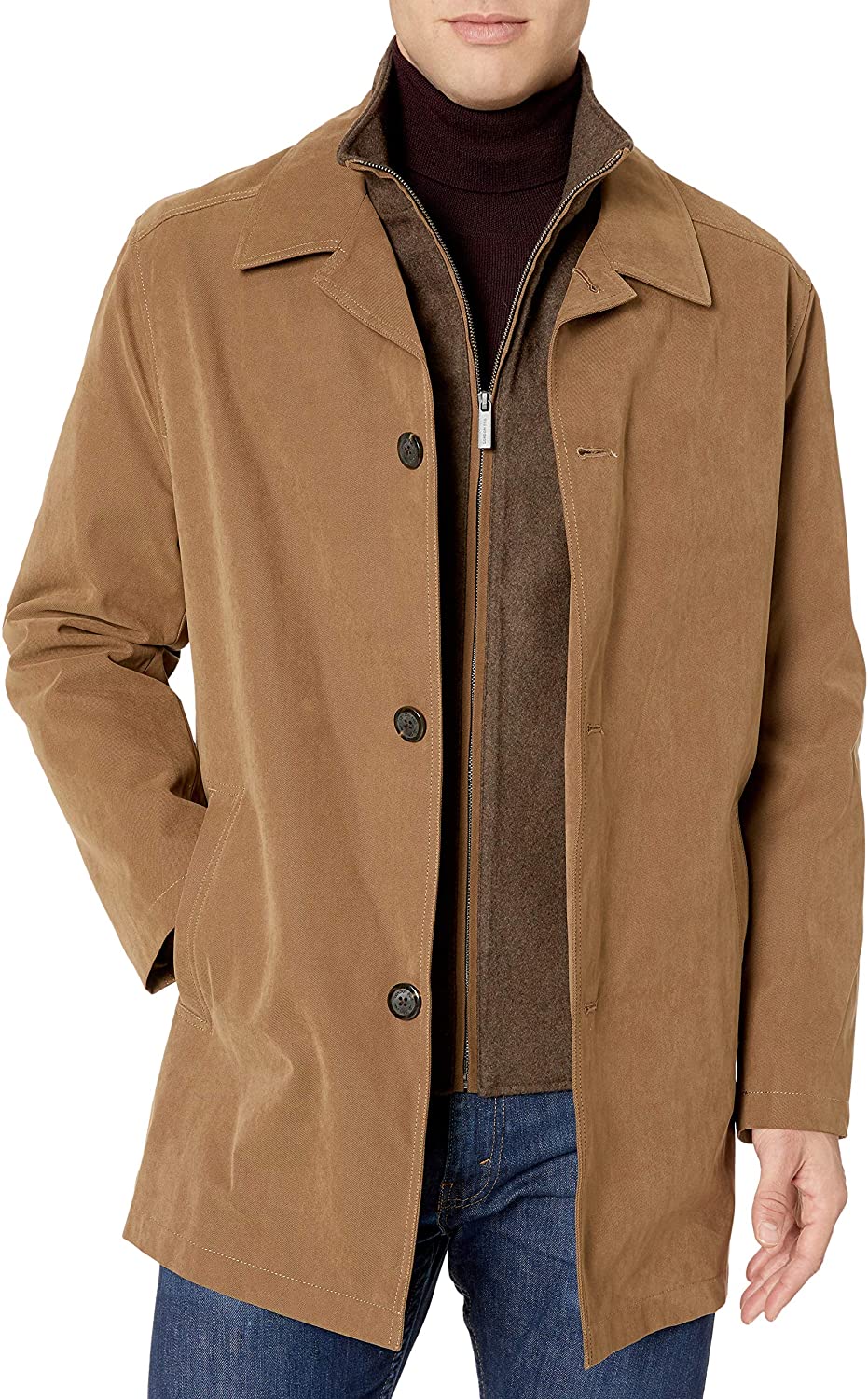 LONDON FOG Men's Berne Micro Twill All Weather Coat - Sithimy.com