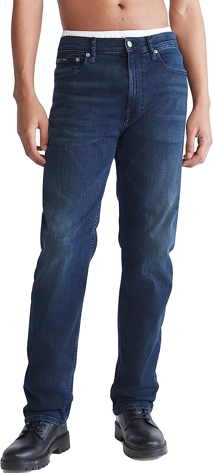 Calvin Klein Men's Straight Fit Jeans - Sithimy.com