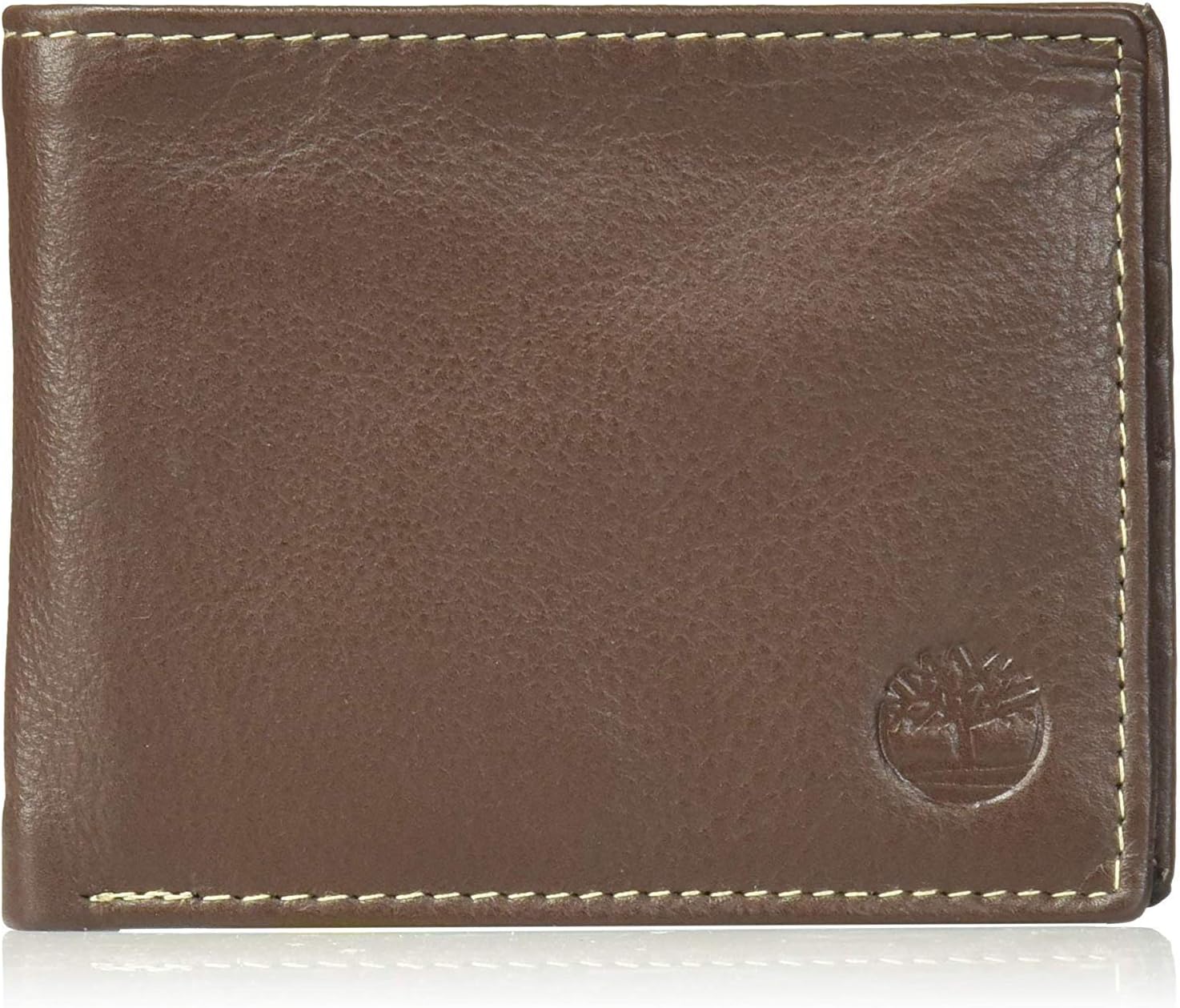 Timberland Men's Wellington Leather RFID Bifold Commuter Security ...