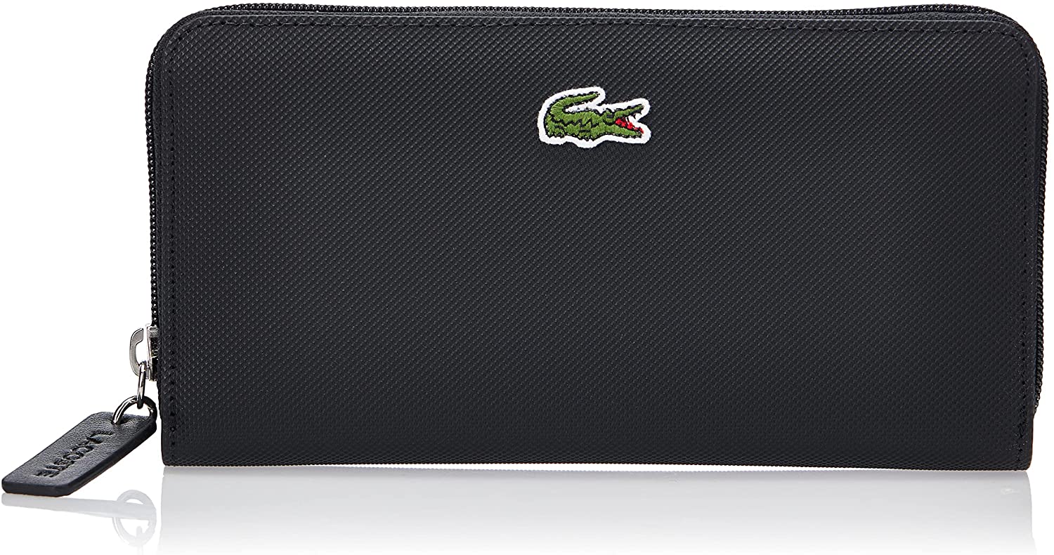 Lacoste Women's L.12 Concept Petit Pique 12 Card Zip Wallet - Sithimy.com