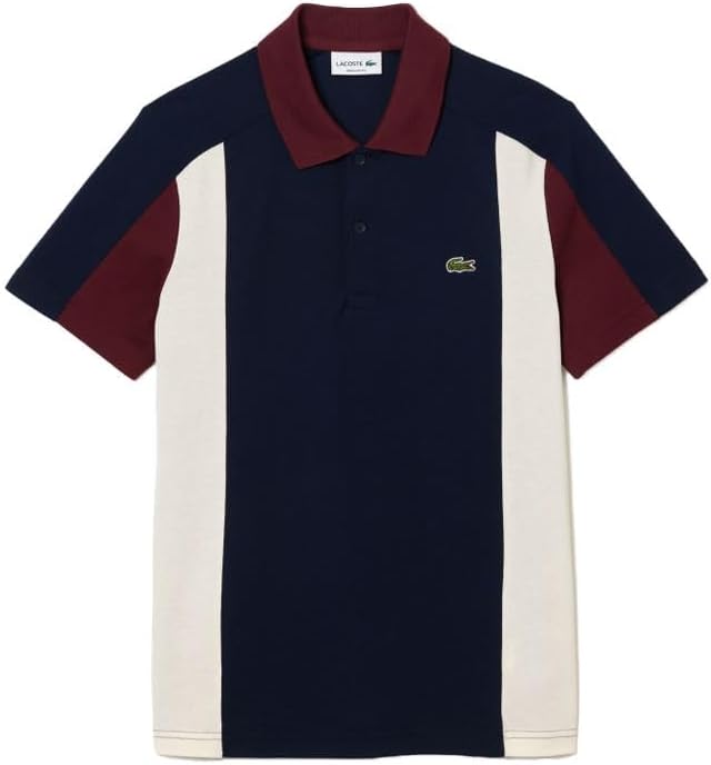 Áo Thun Nam Lacoste Short Sleeve Tri-Color Polo Shirt - Sithimy.com