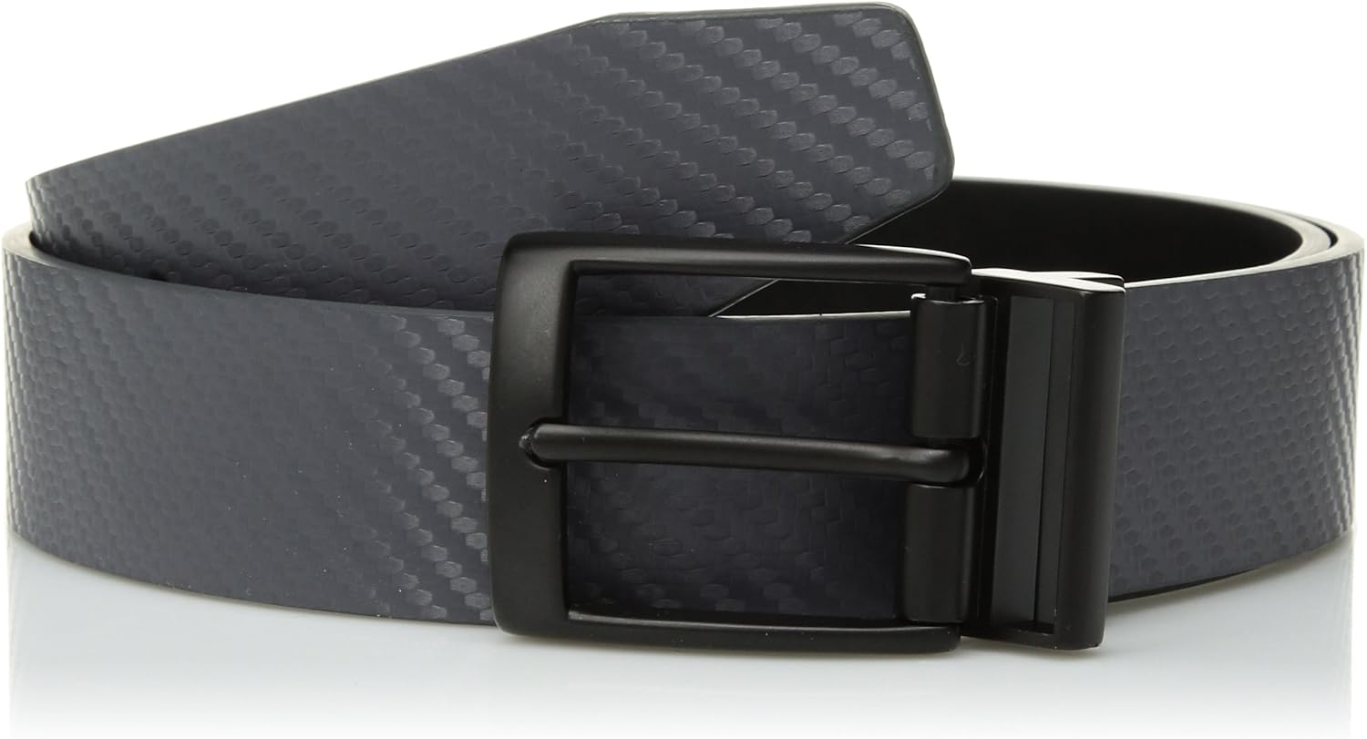 Nike Men's Carbon Fiber-Texture Reversible Belt - Sithimy.com