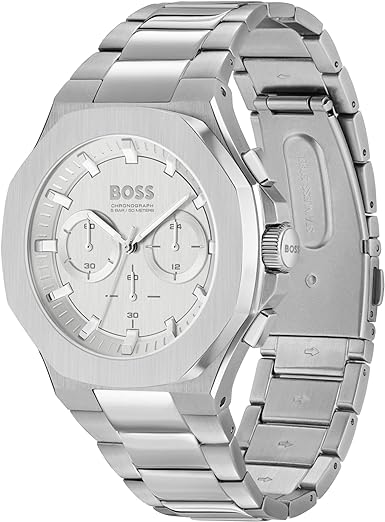 Silver boss watch store