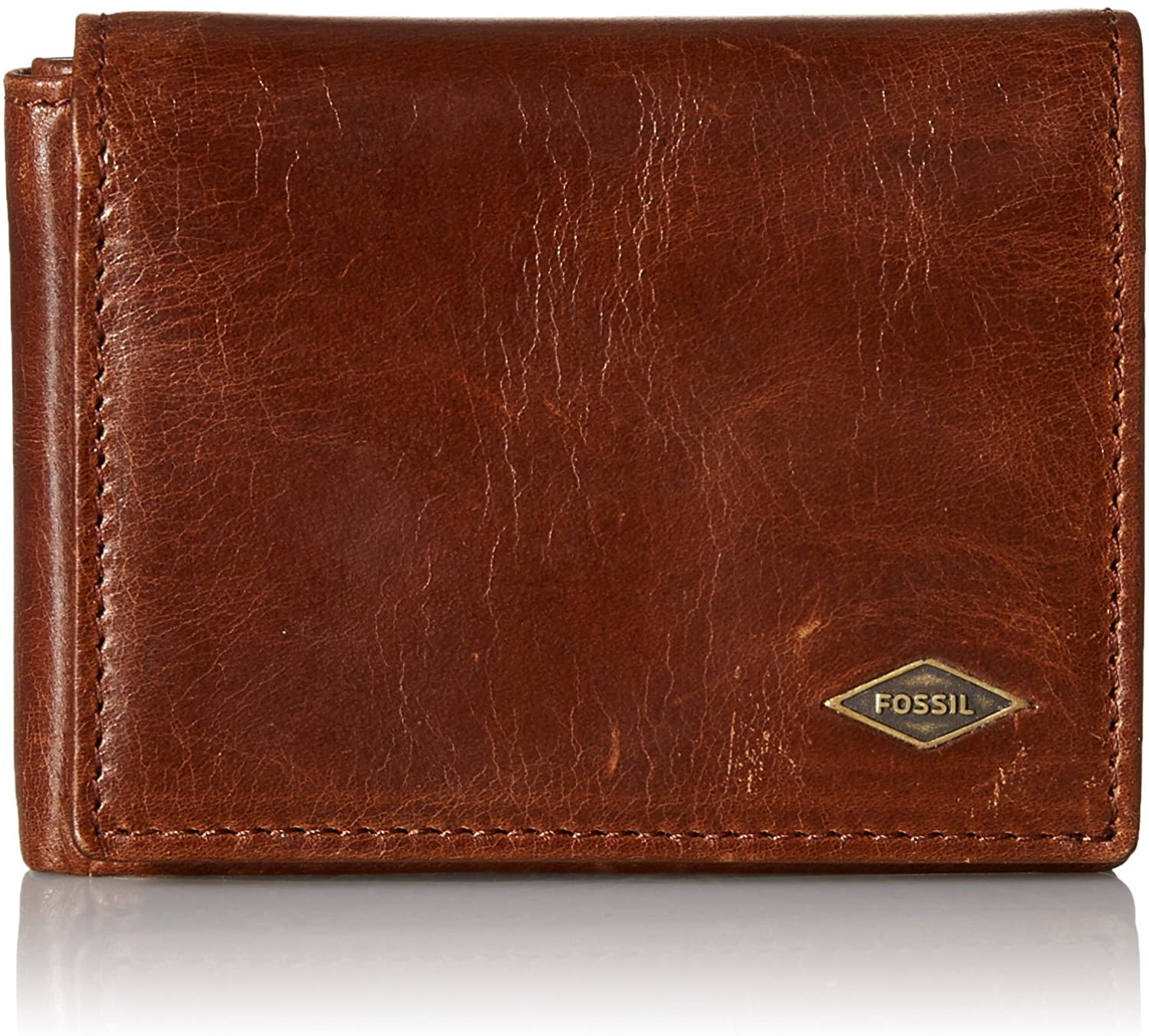 Fossil Men's RFID-Blocking Leather Execufold Trifold Wallet for Men ...