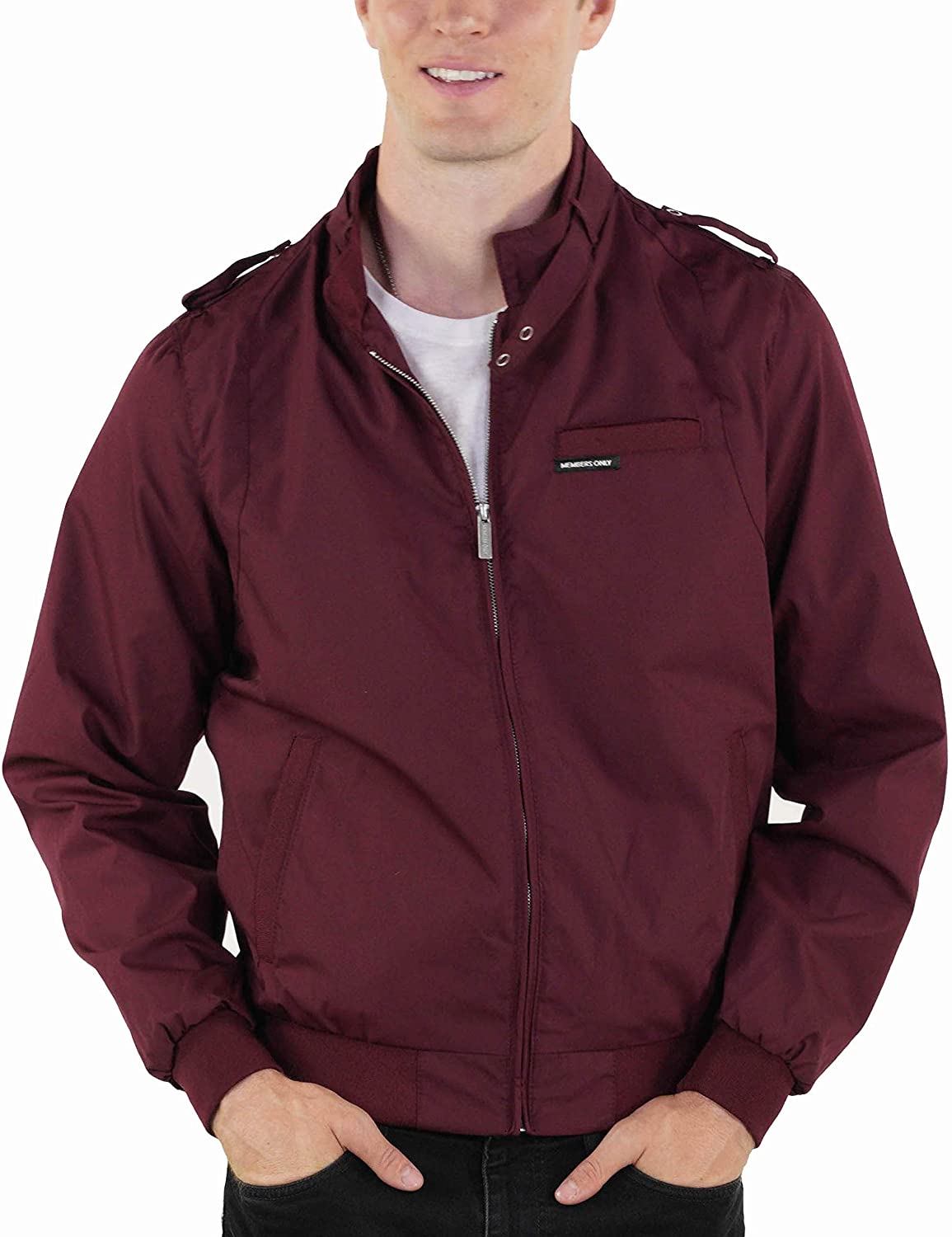 Members Only Original Iconic Racer Jacket for Men, Slim Fit - Sithimy.com
