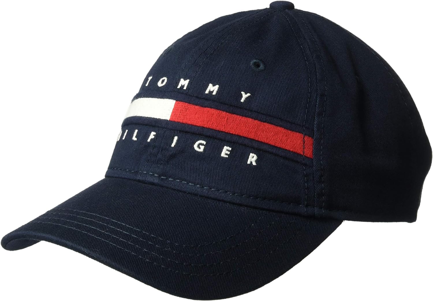 Tommy Hilfiger Men's Cotton Avery Adjustable Baseball Cap - Sithimy.com