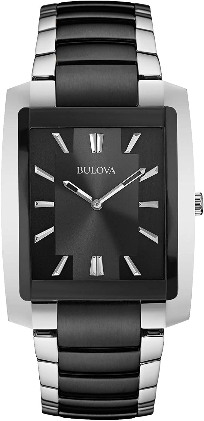 Bulova Men's Classic Rectangle 2-Hand Quartz Watch - Sithimy.com