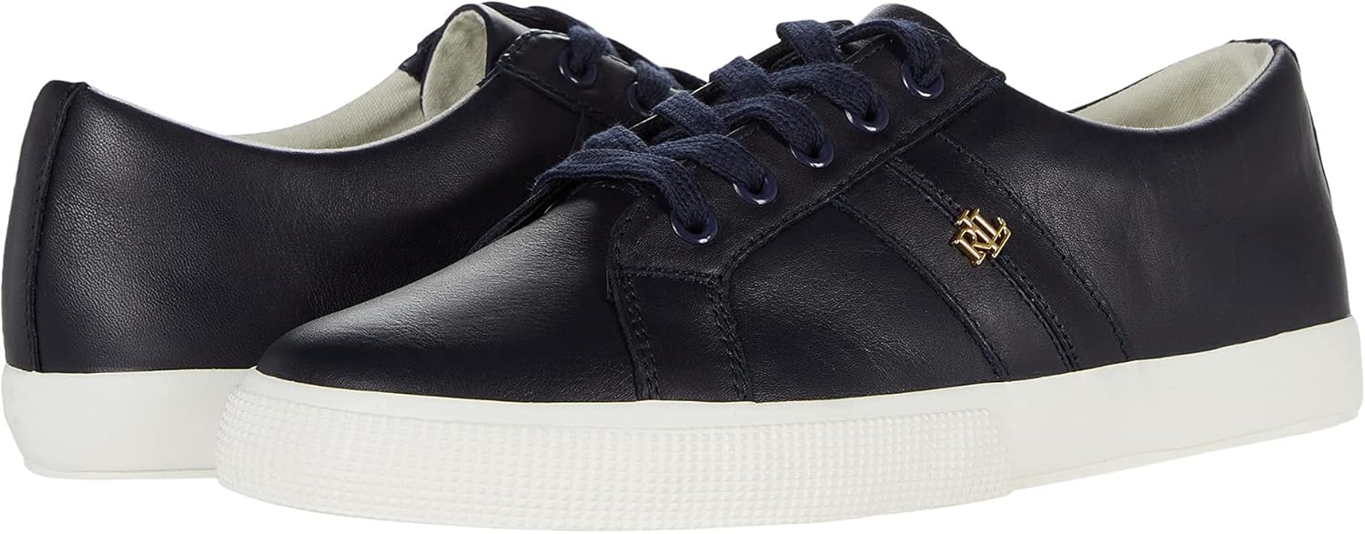Ralph Lauren Janson II Action Leather Sneaker - Sithimy.com