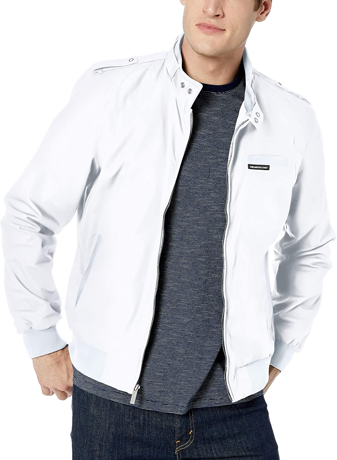 Members Only Original Iconic Racer Jacket for Men, Slim Fit - Sithimy.com