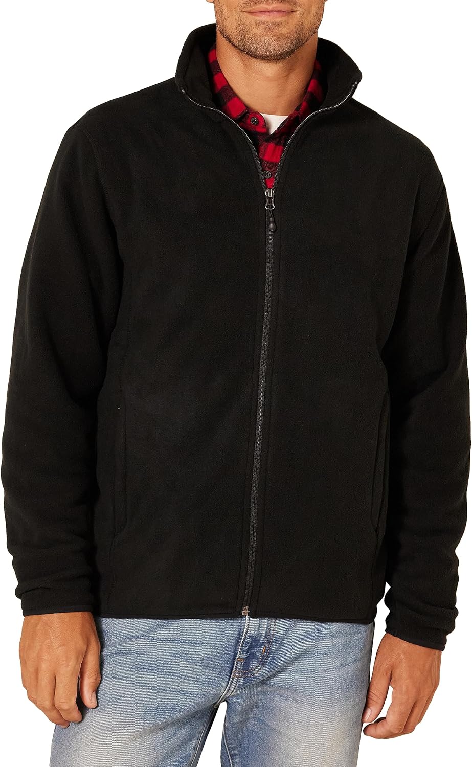 Amazon Essentials Men's Full-Zip Fleece Jacket - Sithimy.com
