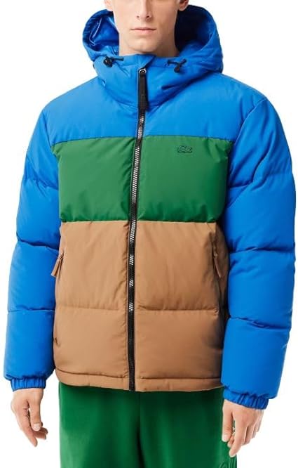 Lacoste Men's Colorblock Puffer Jacket - Sithimy.com