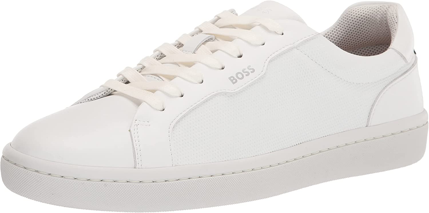 Giày Sneaker Nam BOSS Perforated Lace Up Sneakers - Sithimy.com