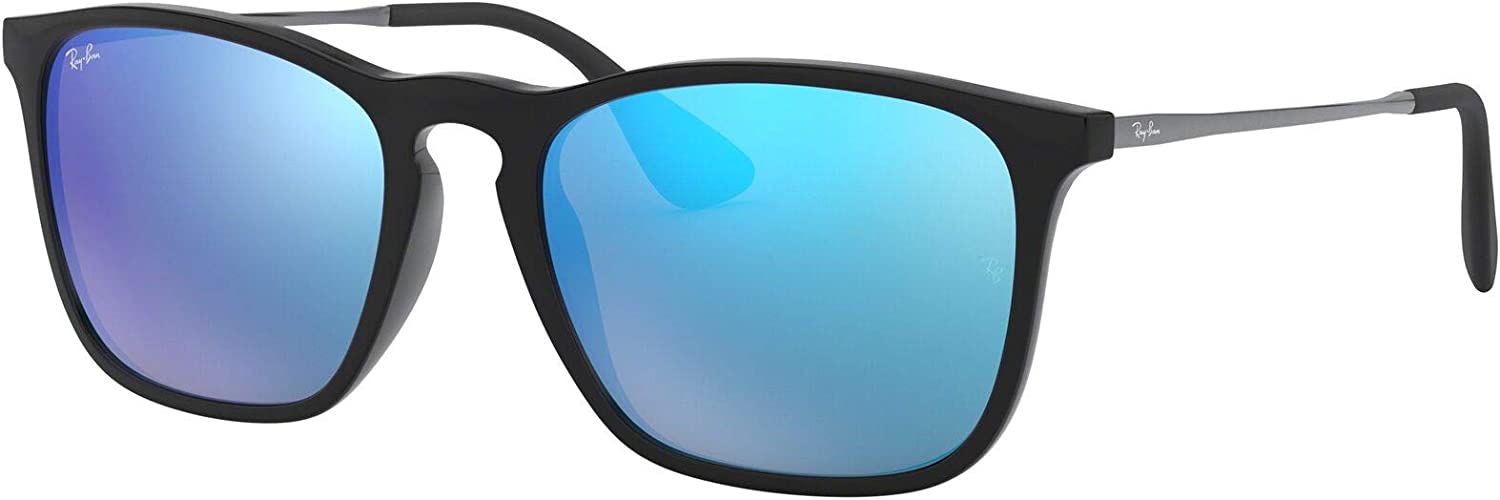 Ray-Ban Rb4187f Chris Low Bridge Fit Square Sunglasses - Sithimy.com
