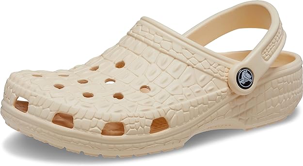 Crocs Unisex-Adult Classic Crocskin Clogs - Sithimy.com