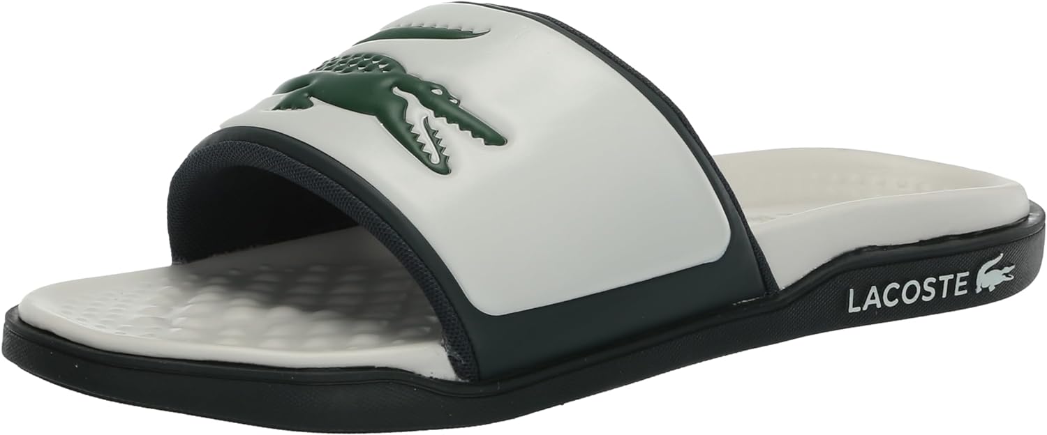 Lacoste Men's Serve Slide Dual 1241cma Sandal - Sithimy.com